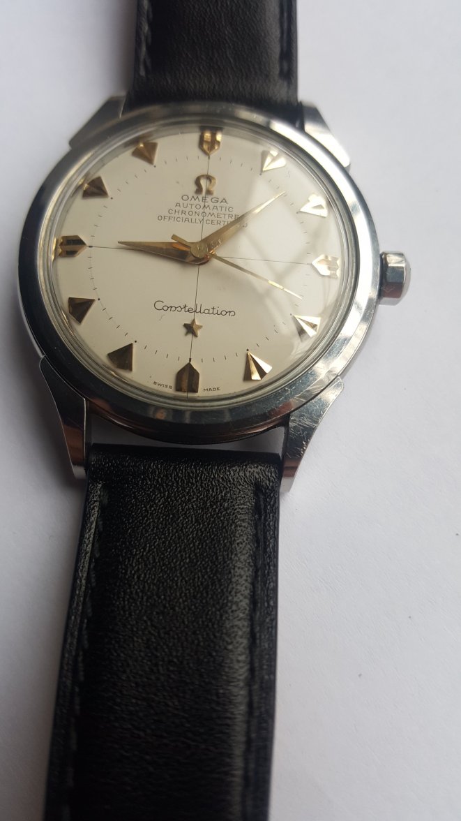 SOLD Omega Constellation 2782 Stainless Steel Big Arrowhead Cross-Hair ...