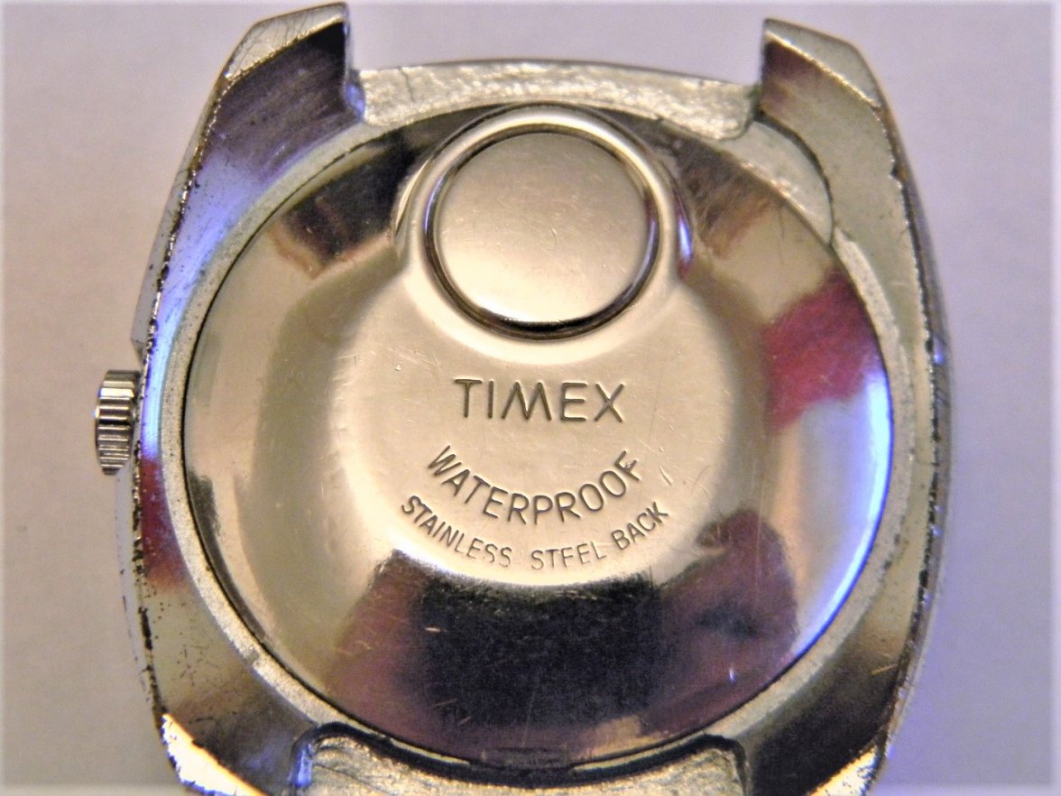 SOLD - TIMEX Vintage Electric cal. 40 Incredible Black Luminous Dial ...