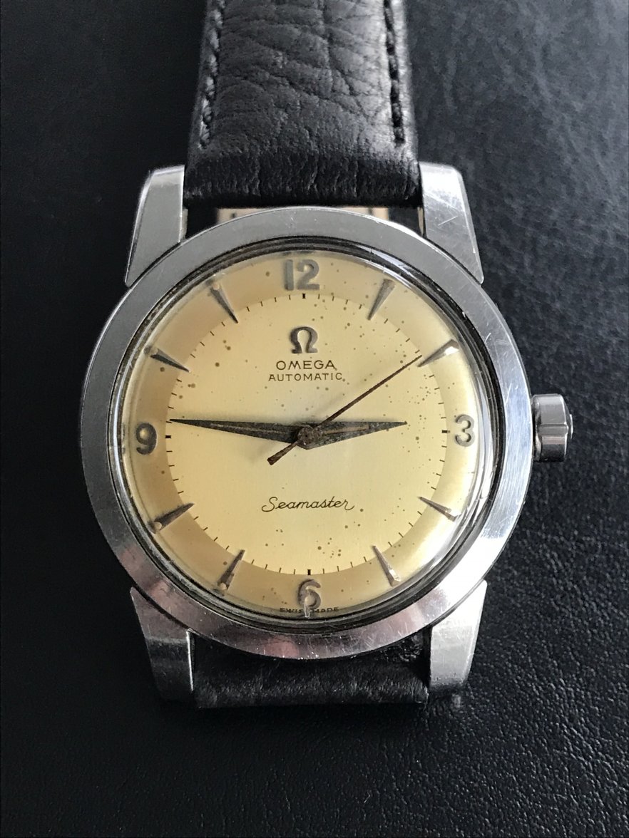 SOLD - Omega Seamaster 2767 cal 354 bumper, stainless steel, two-tone ...