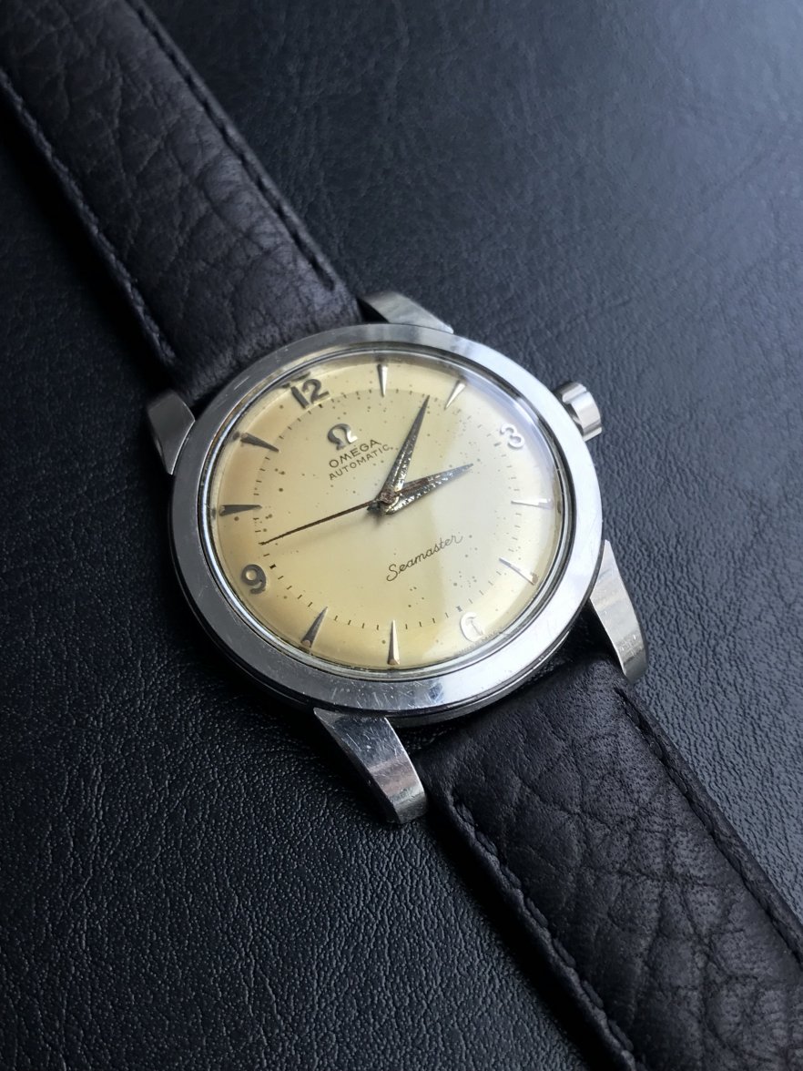 SOLD - Omega Seamaster 2767 cal 354 bumper, stainless steel, two-tone ...