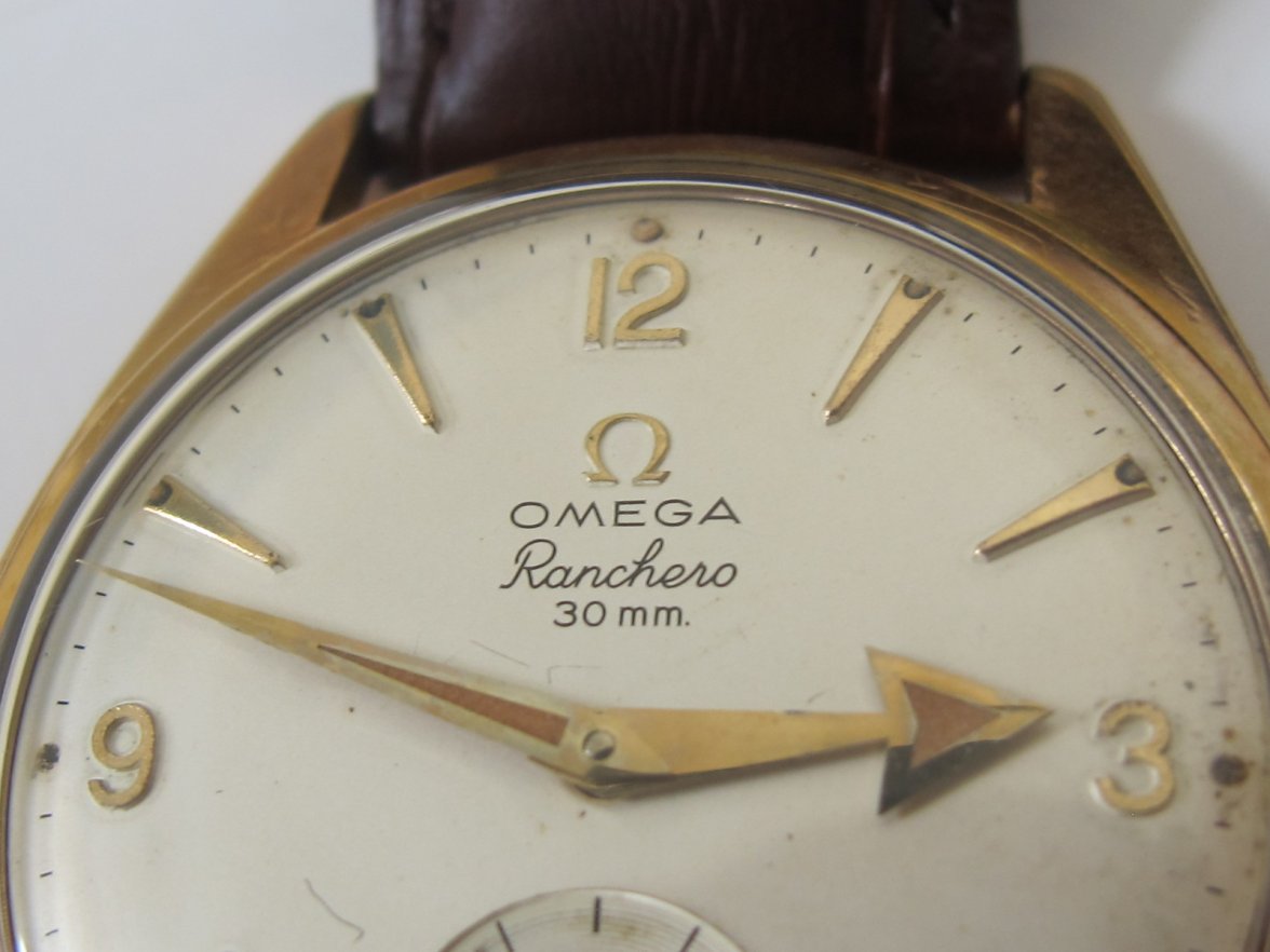 SOLD – Omega Ranchero 2990-1 Beautiful Yellow Gold Plated Circa 1960 ...