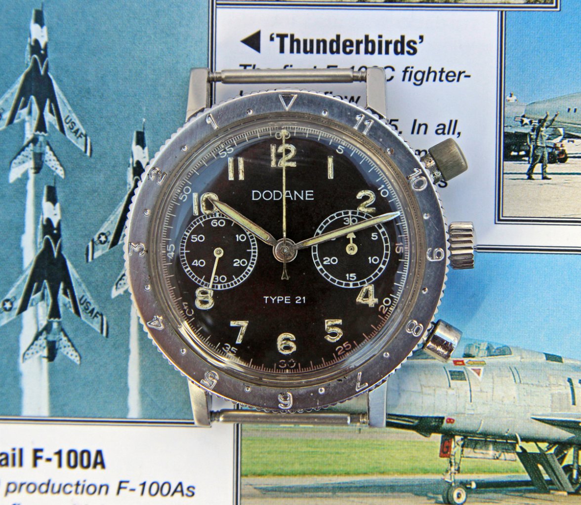 SOLD - REDUCED: Vintage Dodane Type 21 Tropical Dial Military ...