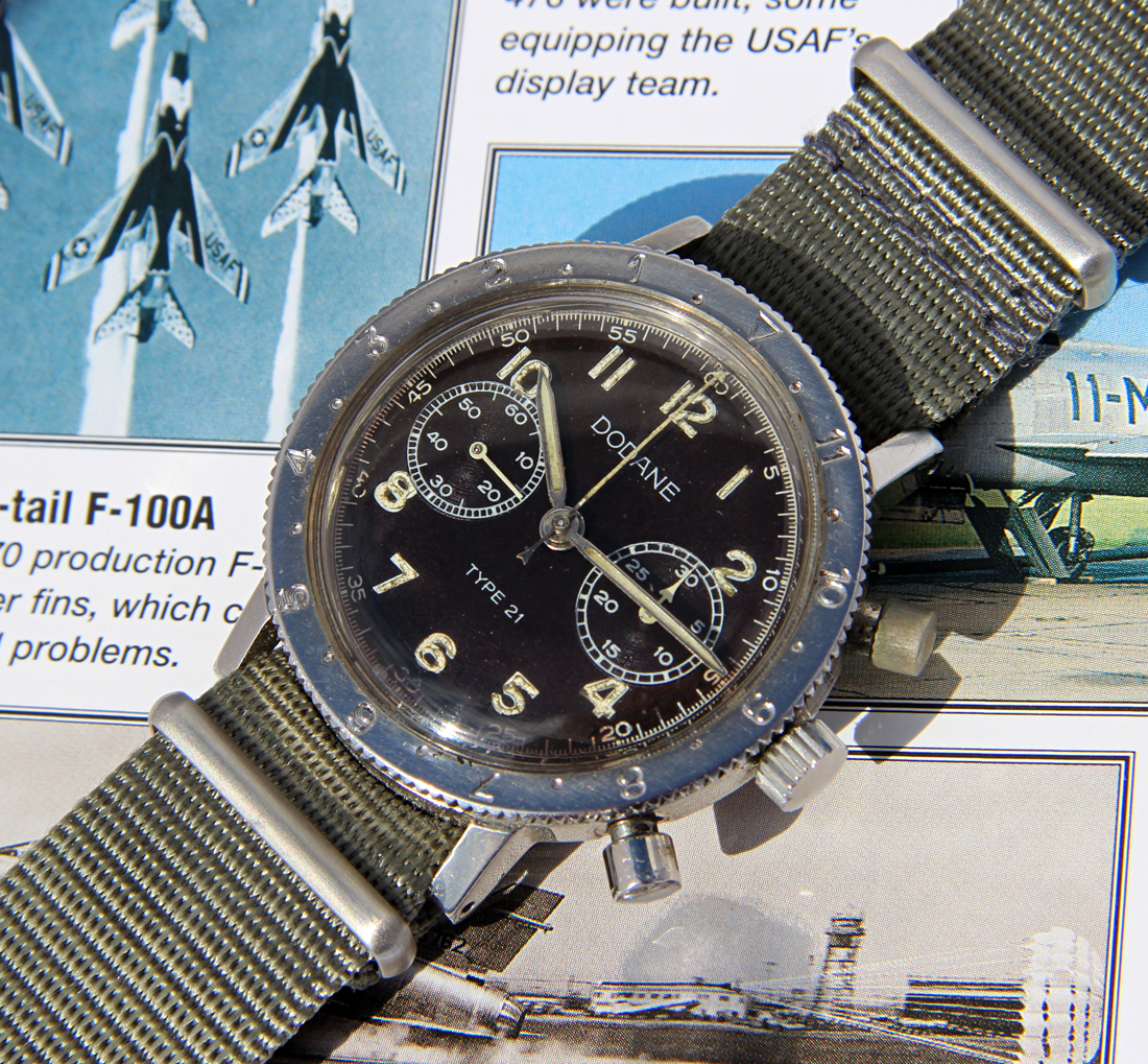 SOLD - REDUCED: Vintage Dodane Type 21 Tropical Dial Military ...