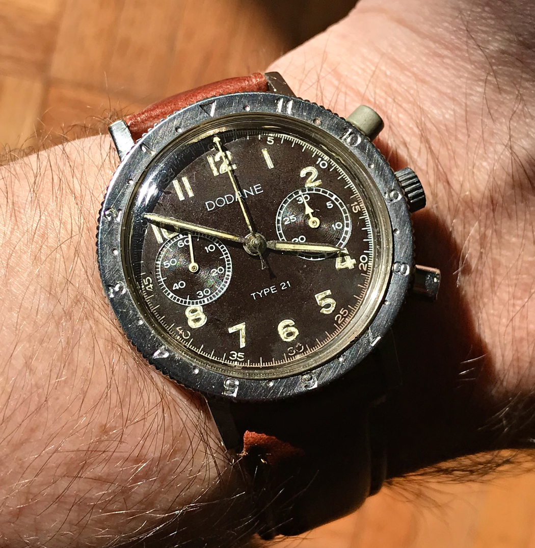 SOLD - REDUCED: Vintage Dodane Type 21 Tropical Dial Military ...