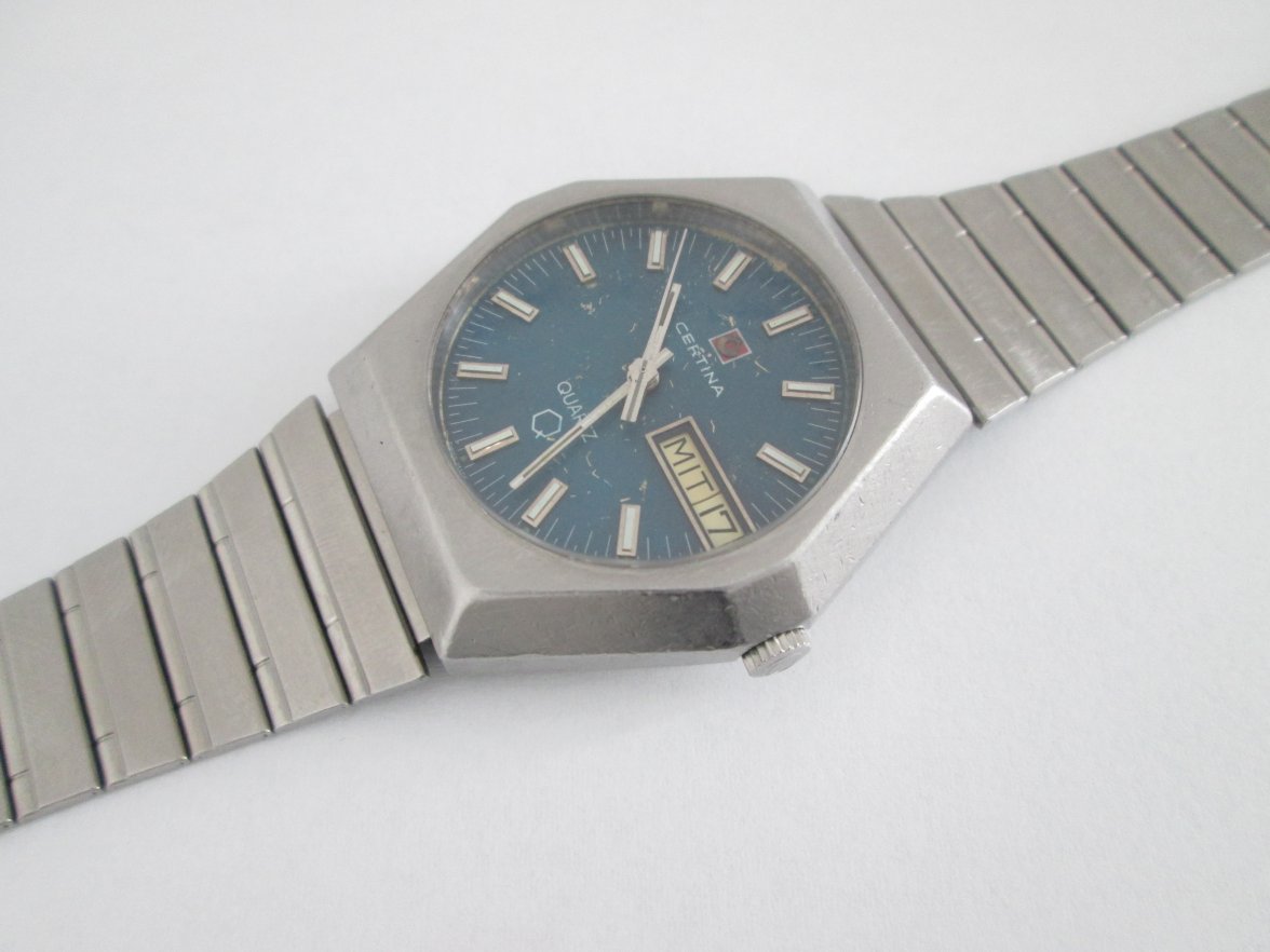 SOLD - 1972 Men's Certina Cal. 29-252 39,5mm Quartz ETA ESA 9181 Swiss ...
