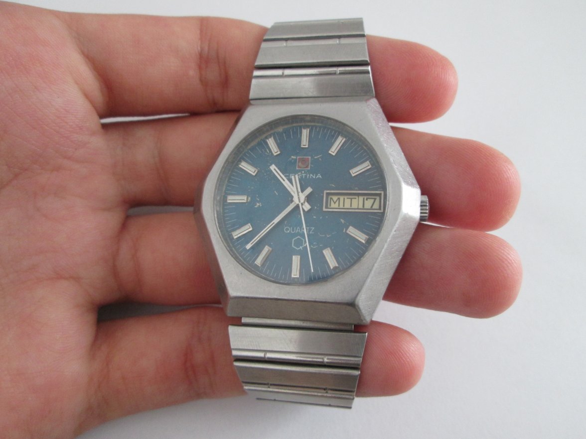 SOLD - 1972 Men's Certina Cal. 29-252 39,5mm Quartz ETA ESA 9181 Swiss ...