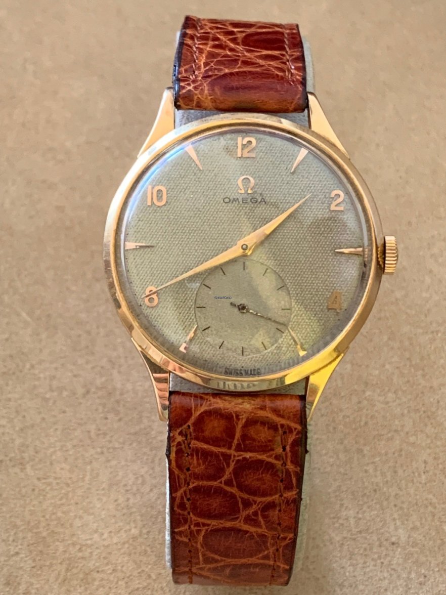 Omega vintage cal. 266 18ct gold linen dial | Omega Forums