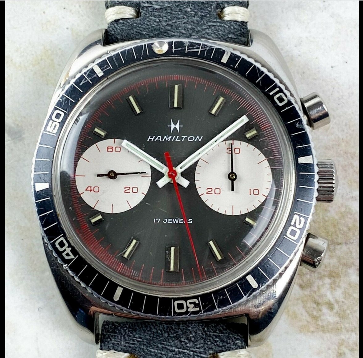 Comparing three 70's Hamilton 'Big Eye" Chronos | Omega Forums