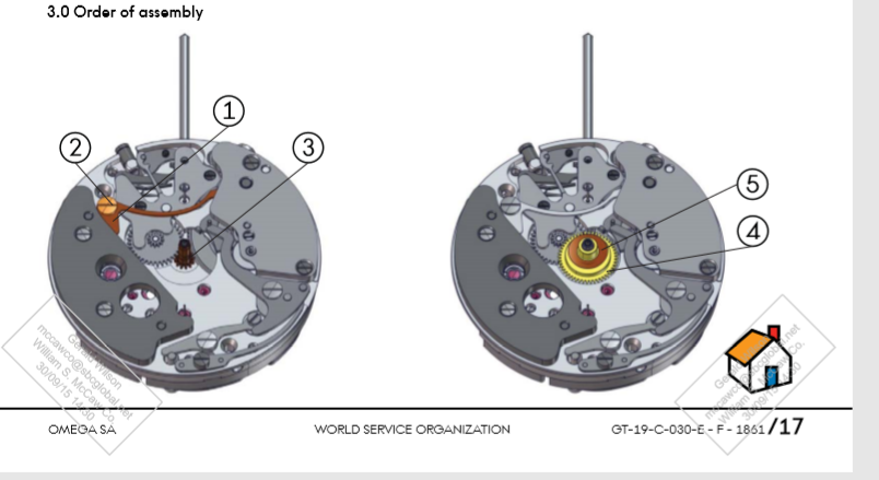 861 cal. movement help | Omega Forums