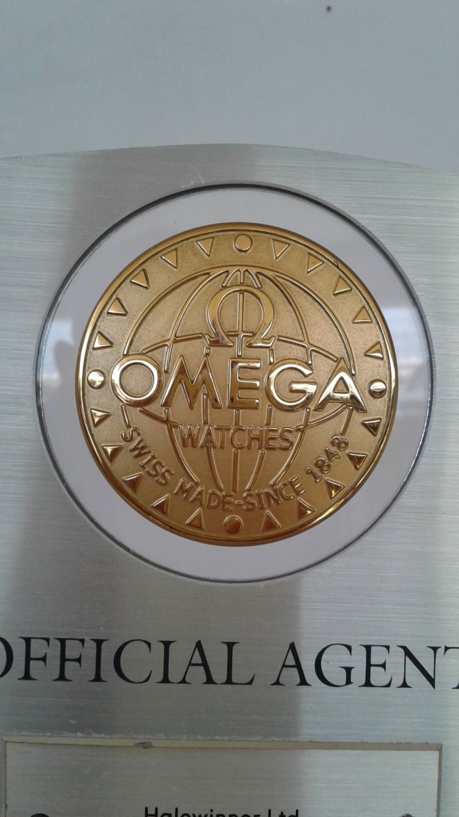 SOLD - Omega OB/AD Watch Display Tray + SOLD Omega "Official Agent ...