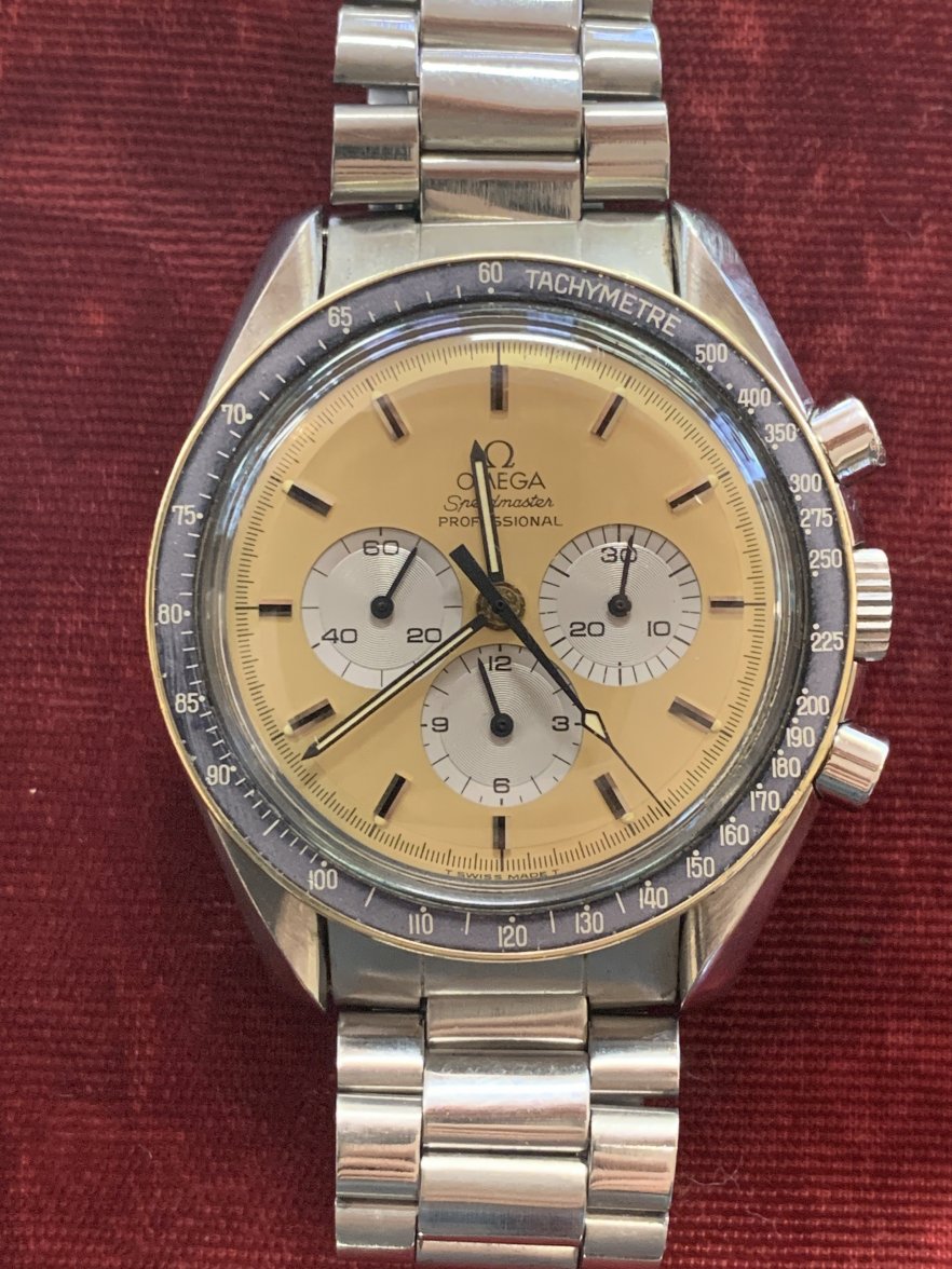 1980’s Omega speedmaster professional champagne face bi color | Omega ...