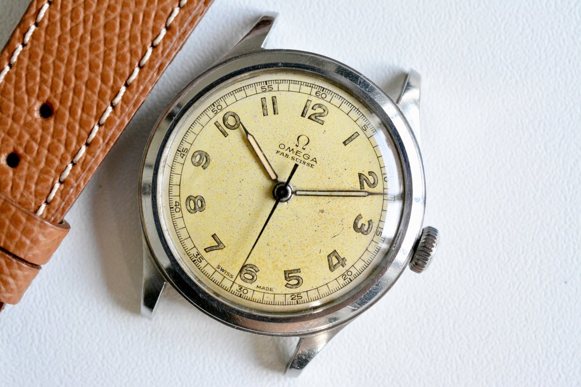 SOLD - STUNNING & RARE OMEGA 2179/6 FAB SUISSE RADIAL DIAL | Omega Forums