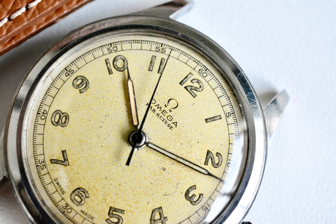 SOLD - STUNNING & RARE OMEGA 2179/6 FAB SUISSE RADIAL DIAL | Omega Forums