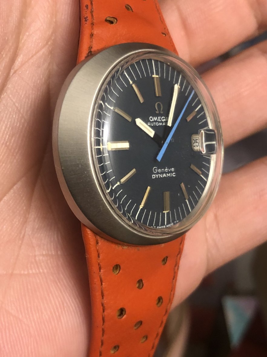 SOLD - Beautiful blue dial Omega Dynamic | Omega Forums