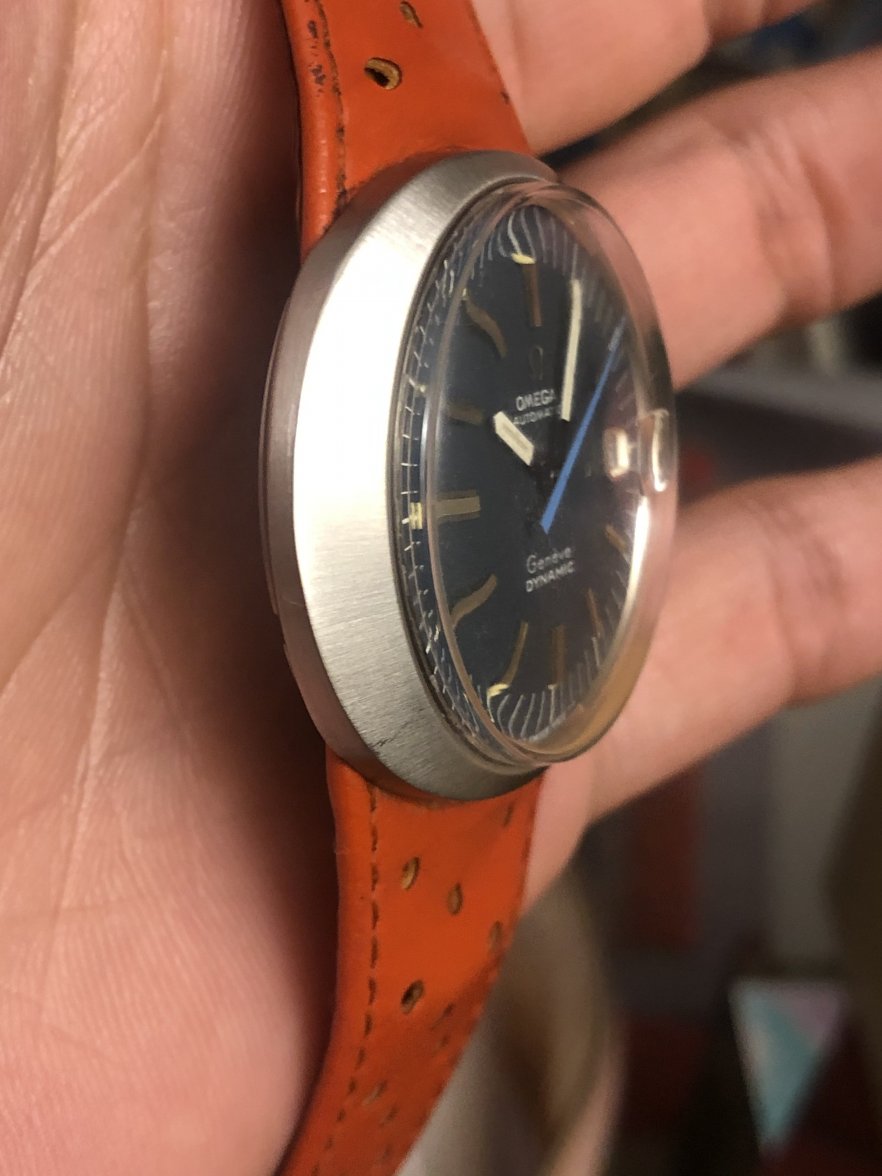 SOLD - Beautiful blue dial Omega Dynamic | Omega Forums