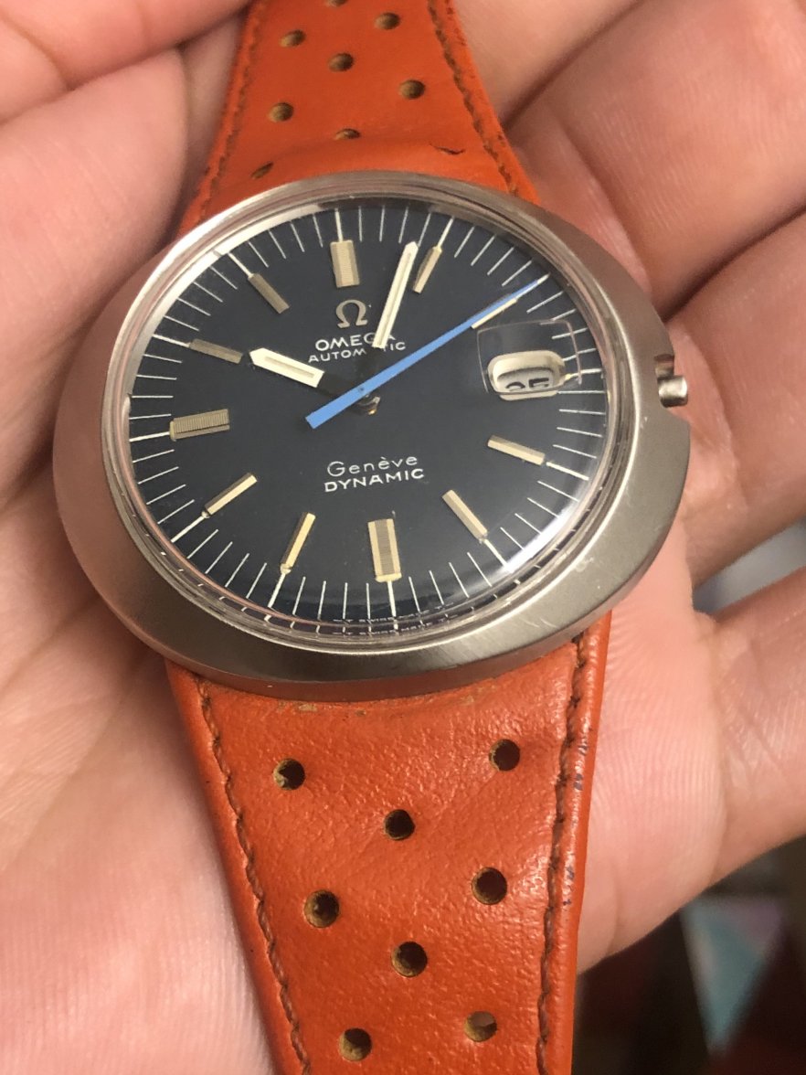 SOLD - Beautiful blue dial Omega Dynamic | Omega Forums