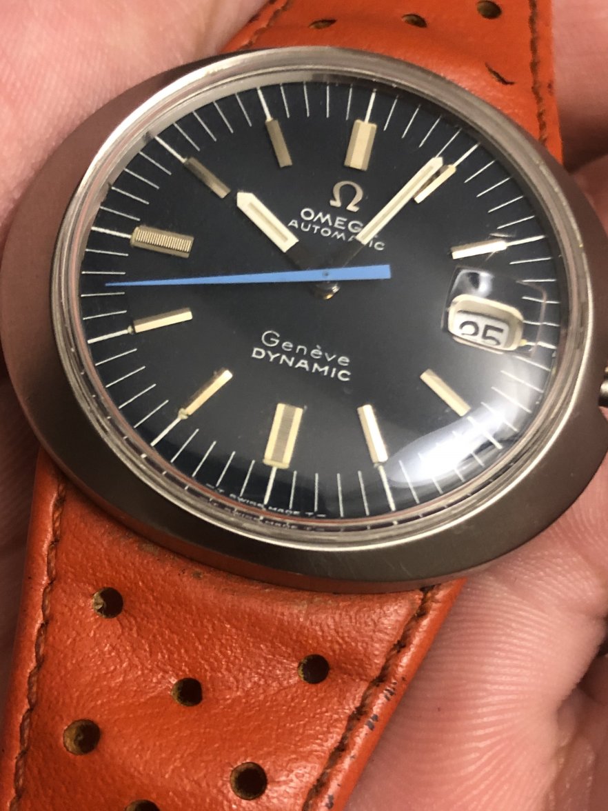 SOLD - Beautiful blue dial Omega Dynamic | Omega Forums