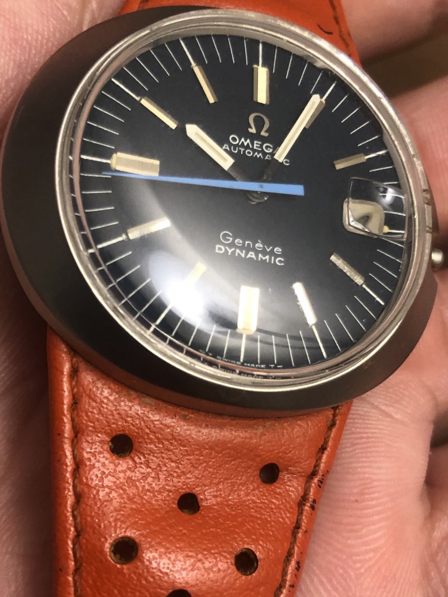 SOLD - Beautiful blue dial Omega Dynamic | Omega Forums