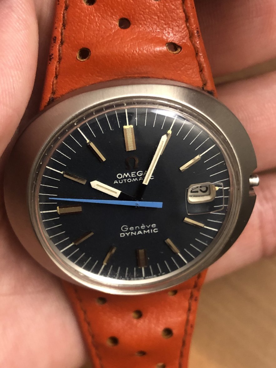 SOLD - Beautiful blue dial Omega Dynamic | Omega Forums