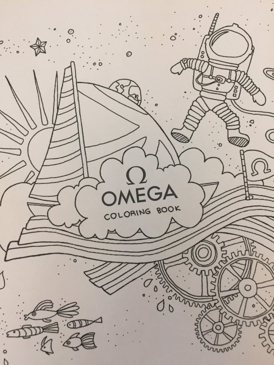 Omega colouring book! Let’s see your designs | Omega Forums