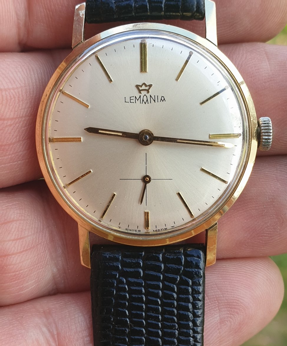 SOLD 18k LEMANIA cal. 3000 from 1967! Sunburst dial. | Omega Forums